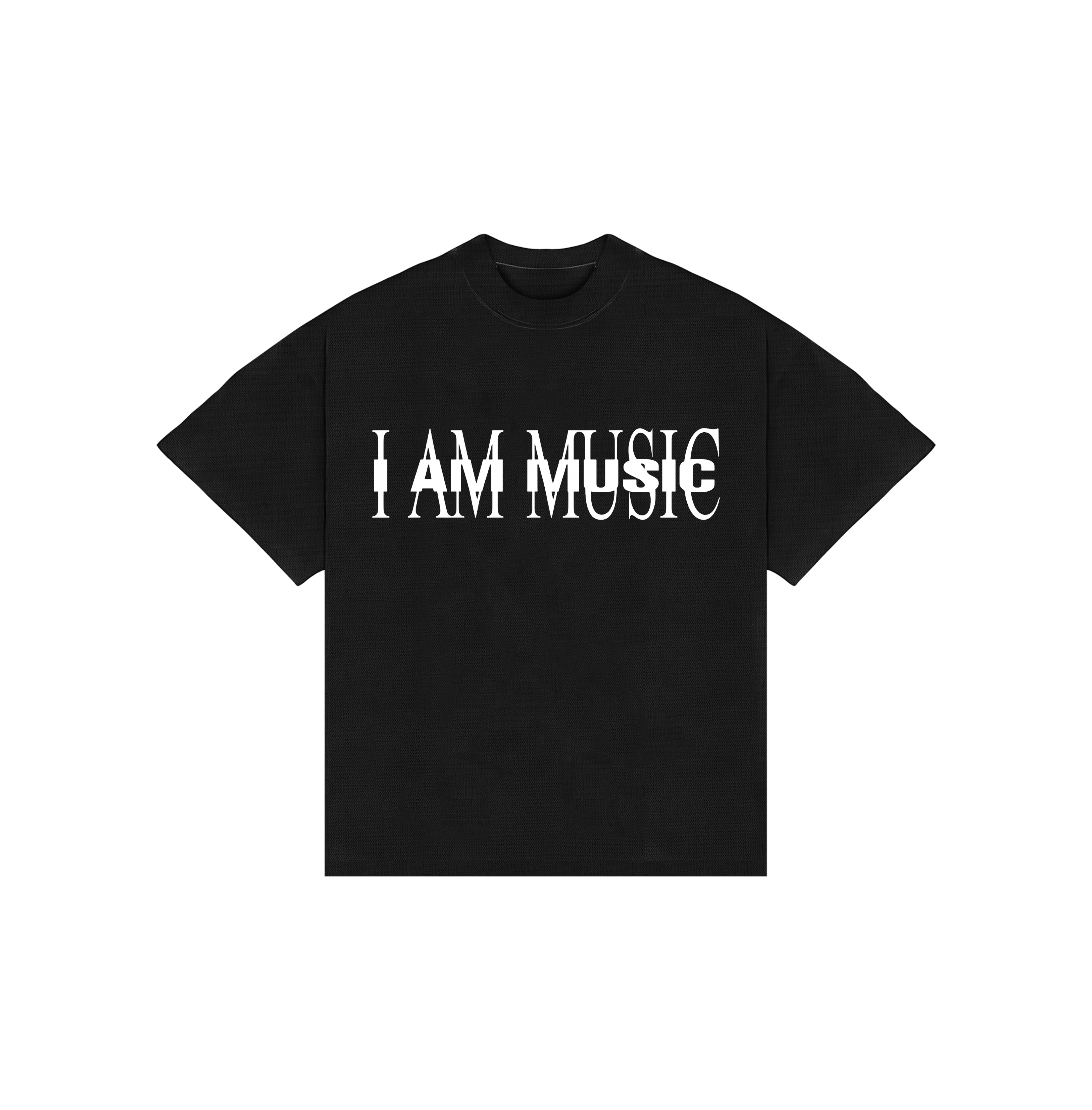 "I AM MUSIC" BOXY T-shirt – STYLTRAP